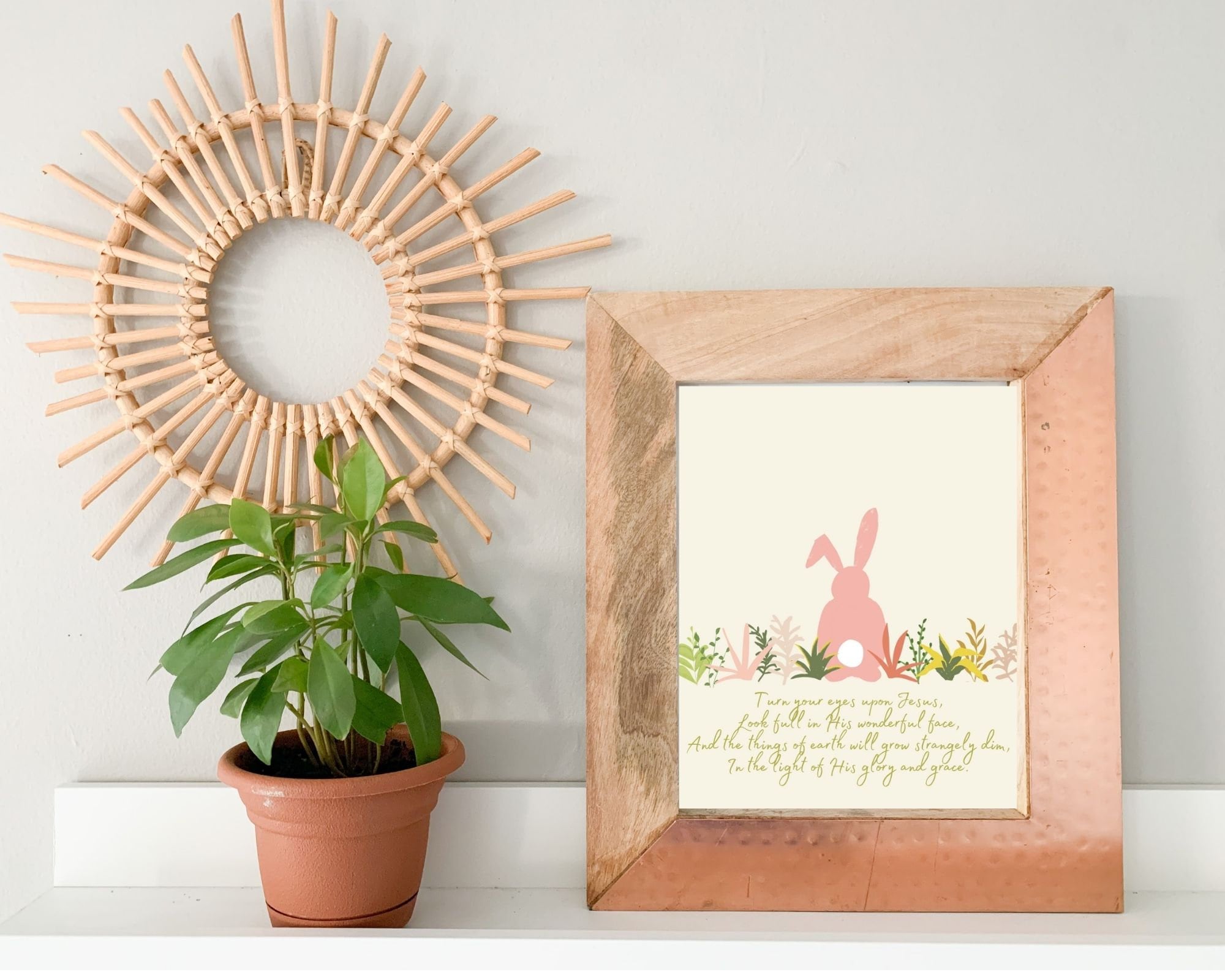 Easter Print, Easter Decor, Spring Wall Art, Pastel Decor, Easter Home ...