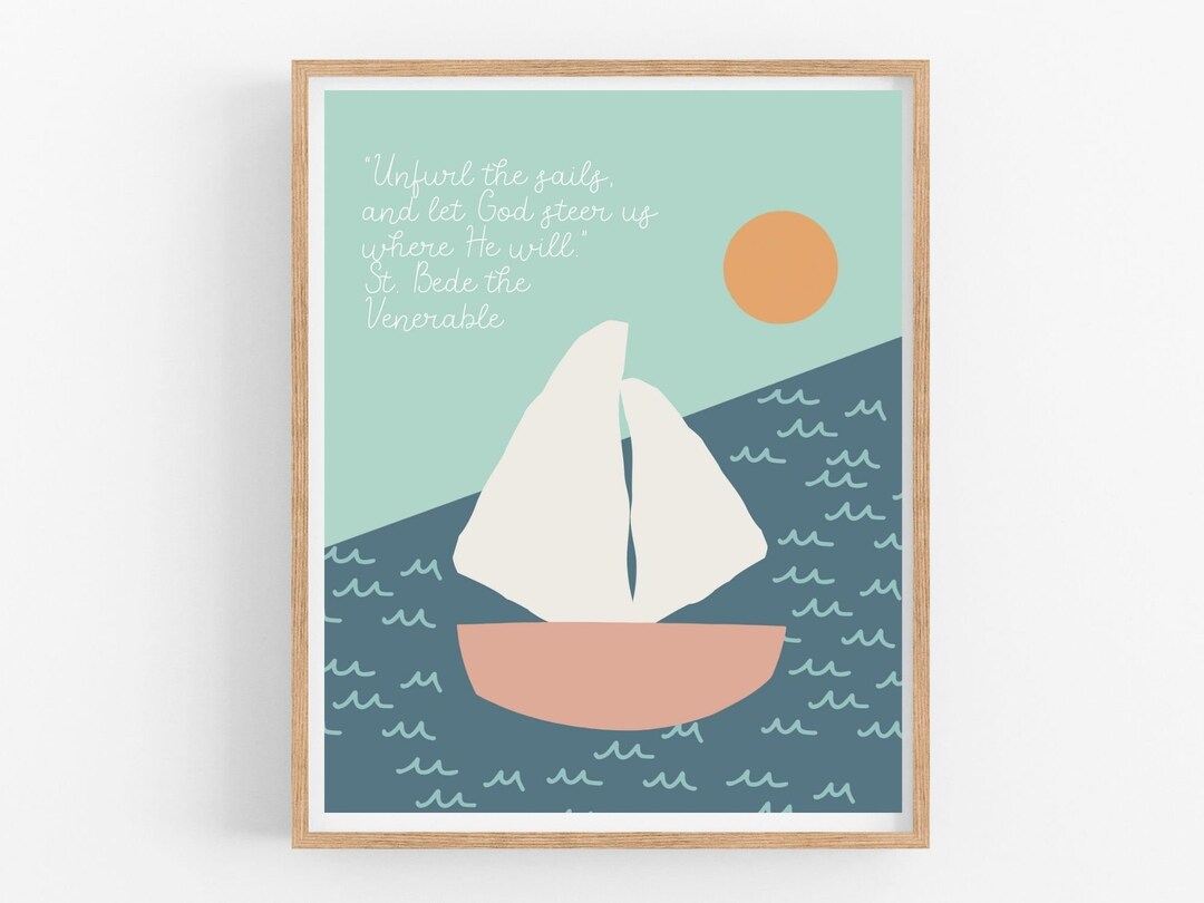 St Bede the Venerable Quote Print, Saint Quotes, Catholic Art ...