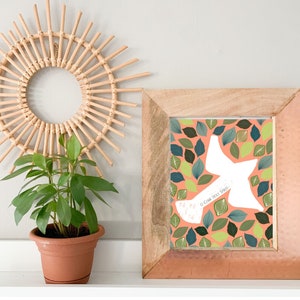 Holy Spirit Print, Boho Decor, Christian Nursery, Catholic Art ...