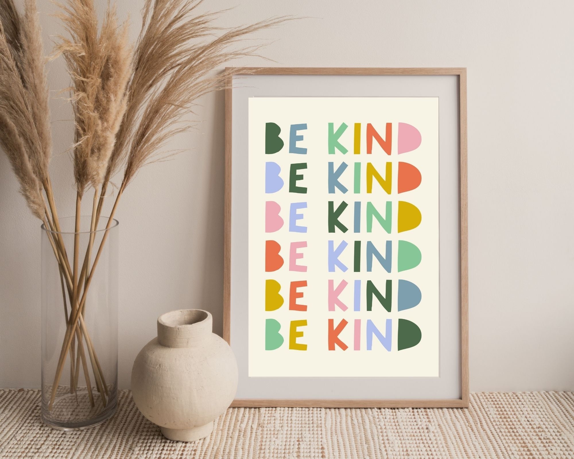 Be Kind Sign Be Kind Print Kindness Wall Art Digital - Etsy UK