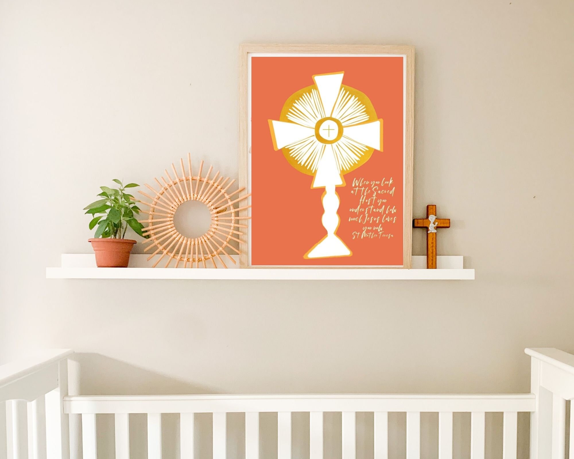 Blessed Sacrament Art Eucharistic Adoration Catholic Art - Etsy