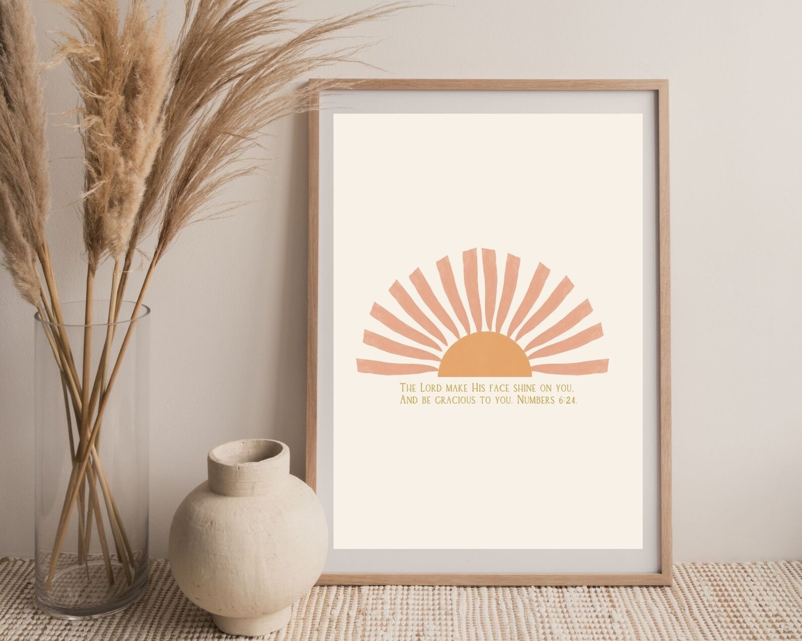 Sunshine Art Bible Verse Print Scripture Christian Nursery | Etsy
