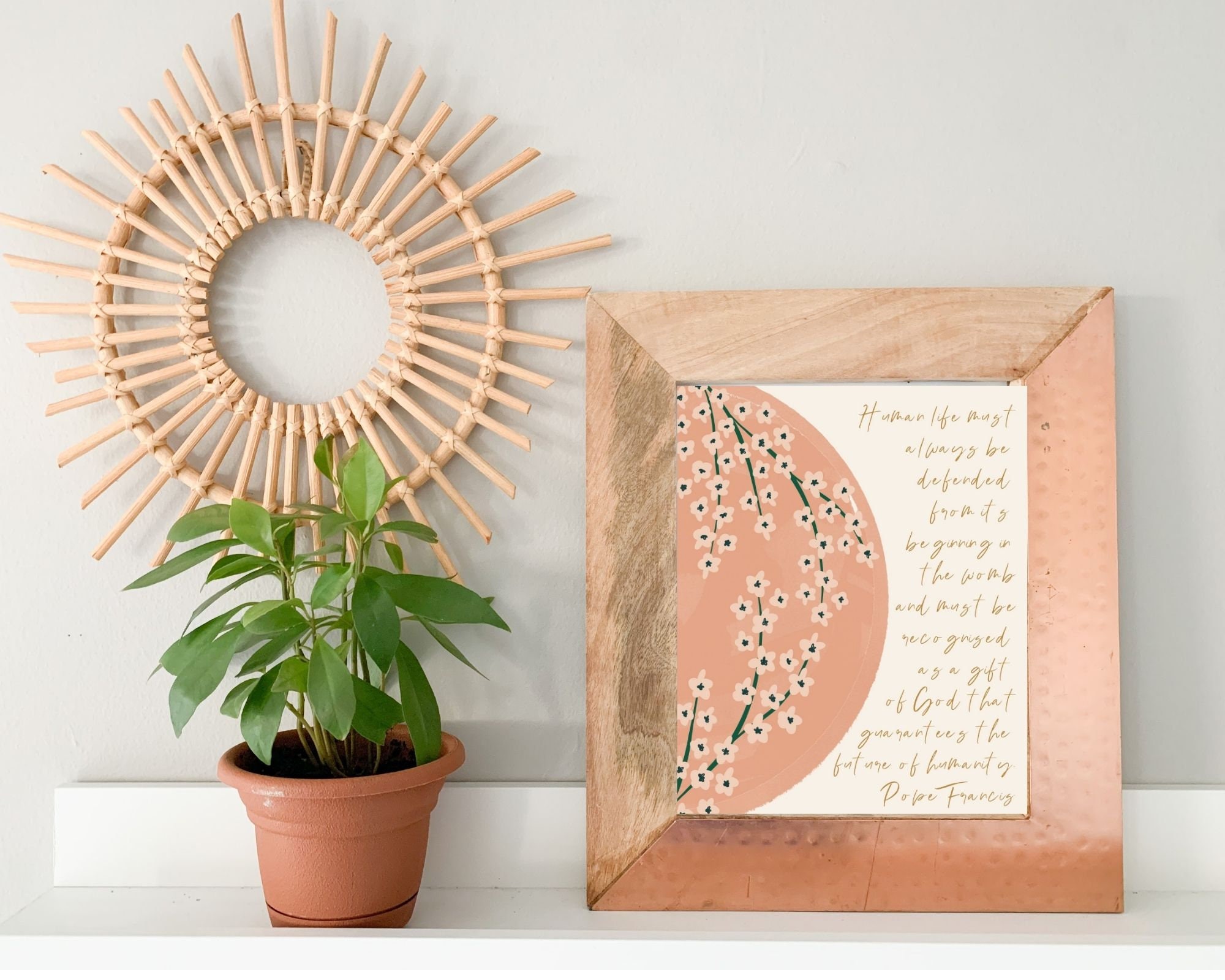 Prolife Print Printable Gift Home Decor Baptism Gift Baby - Etsy