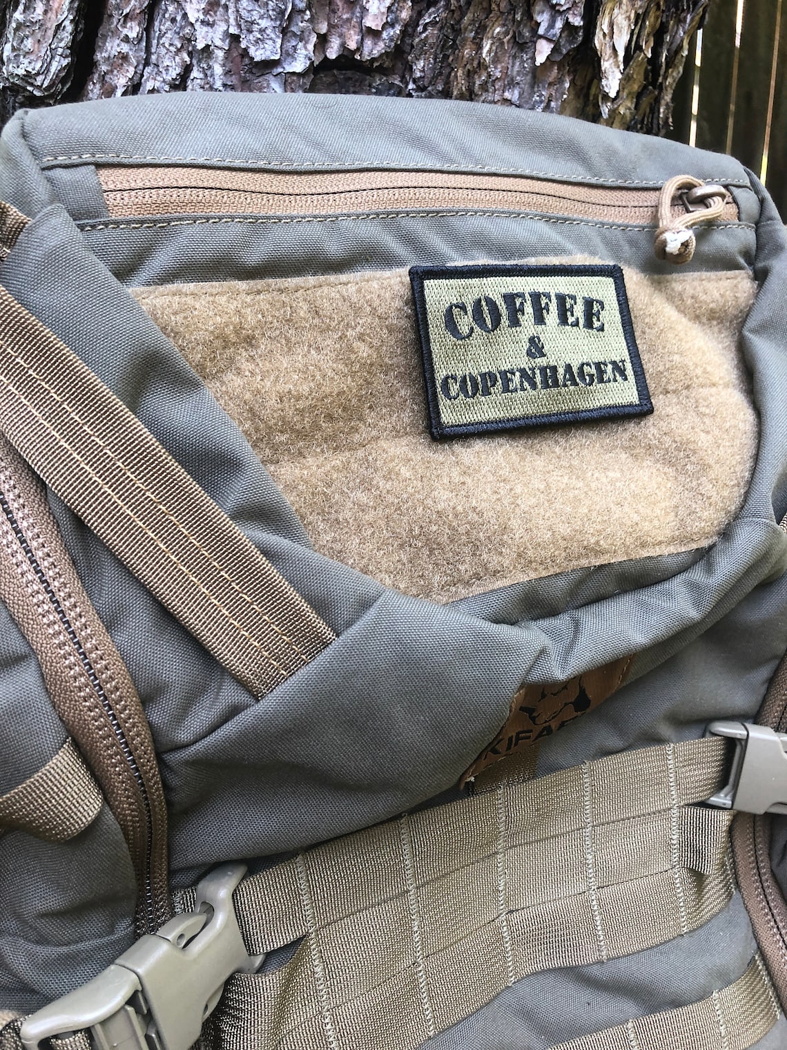 Copenhagen & Coffee Velcro Hook and Loop Patch Rodeo Patch - Etsy