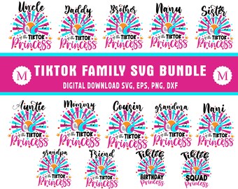 Tik Tok Princess Svg - Etsy