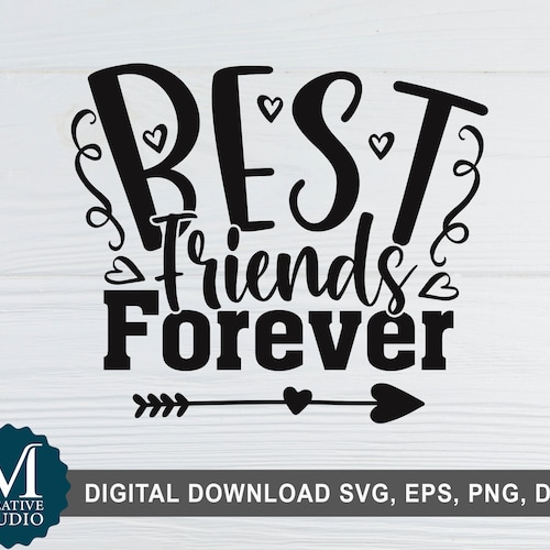Best Friends Forever PNG - Etsy