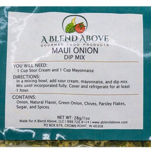 Dip Mix: A Blend Above 5 Pack Variety - Etsy