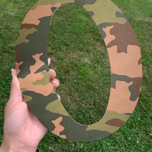 Camo Letters - Etsy