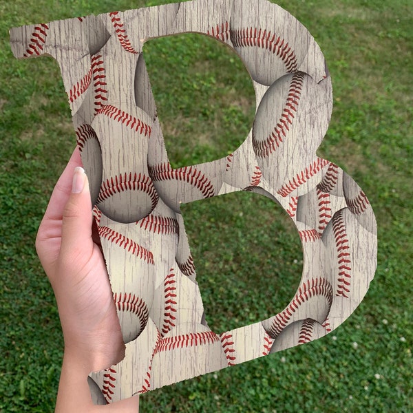 Baseball Letters - Etsy
