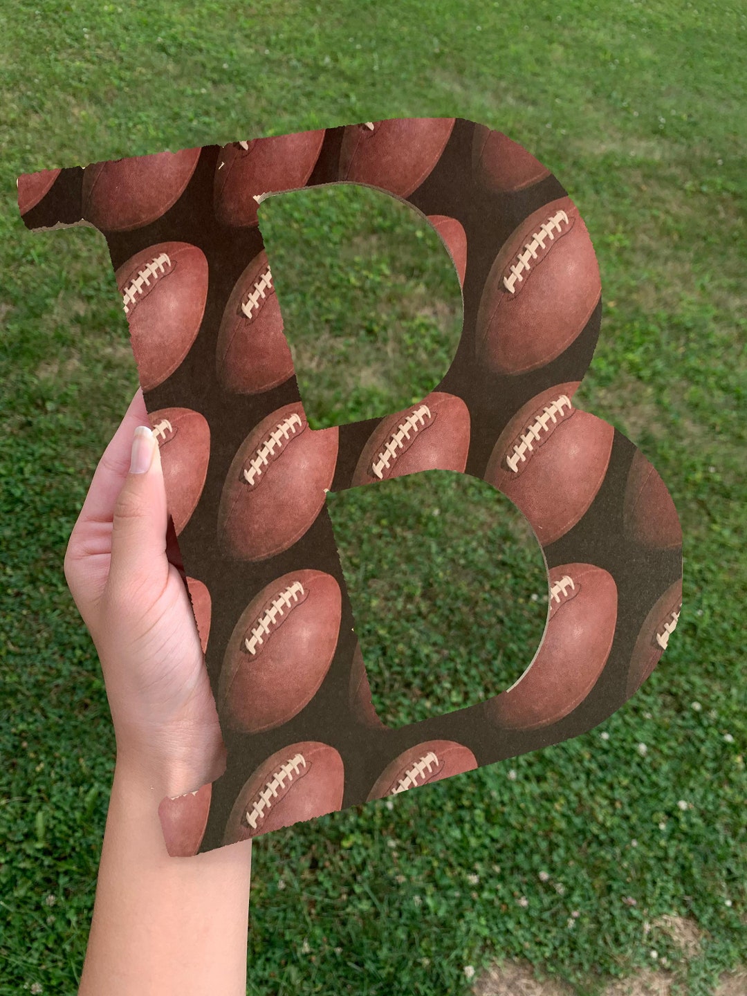 Football Custom Letters wooden Letters paper Mache Letters celebration ...