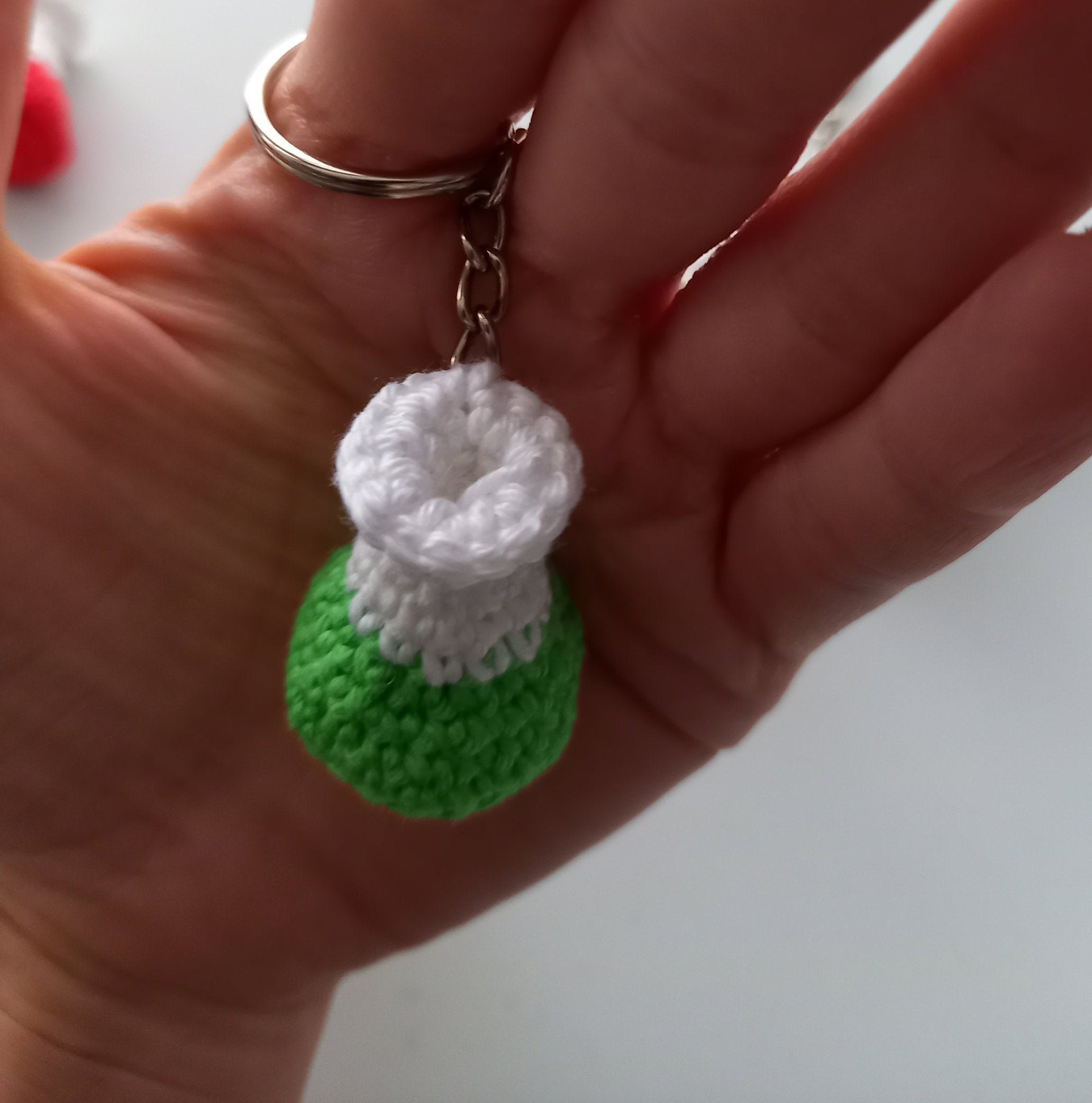 Crochet Conical Flask/science Keychain - Made to Order - Etsy UK