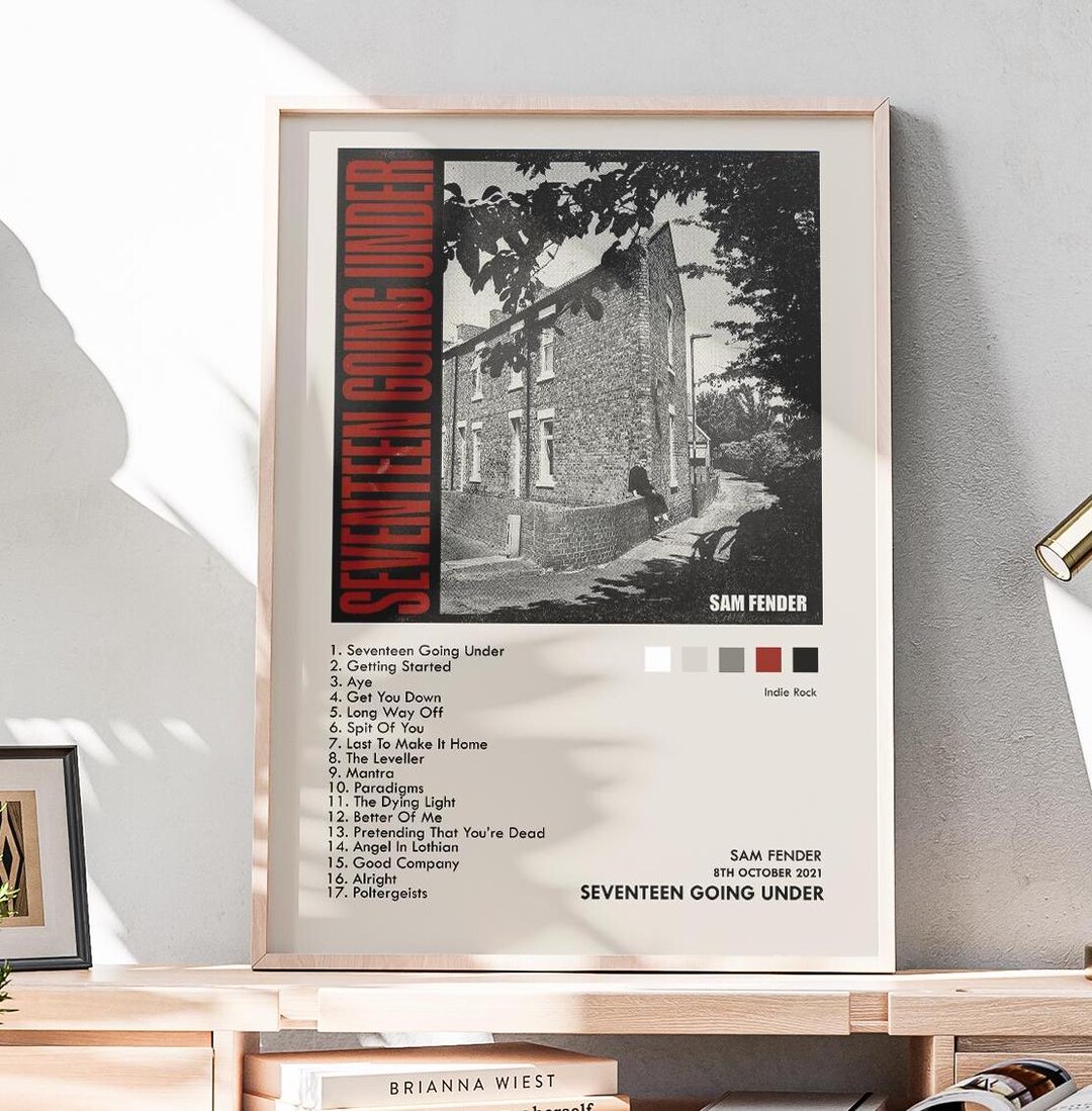 Seventeen Going Under Album Art Poster Sam Fender - Etsy