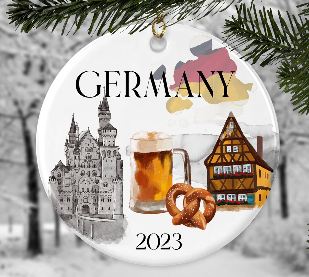 Custom Germany Ornament, Rothenburg , Europe Vacation, Christmas ...