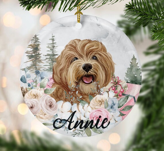 Personalized Cavapoo Cavoodle Cockapoo Christmas Ceramic - Etsy