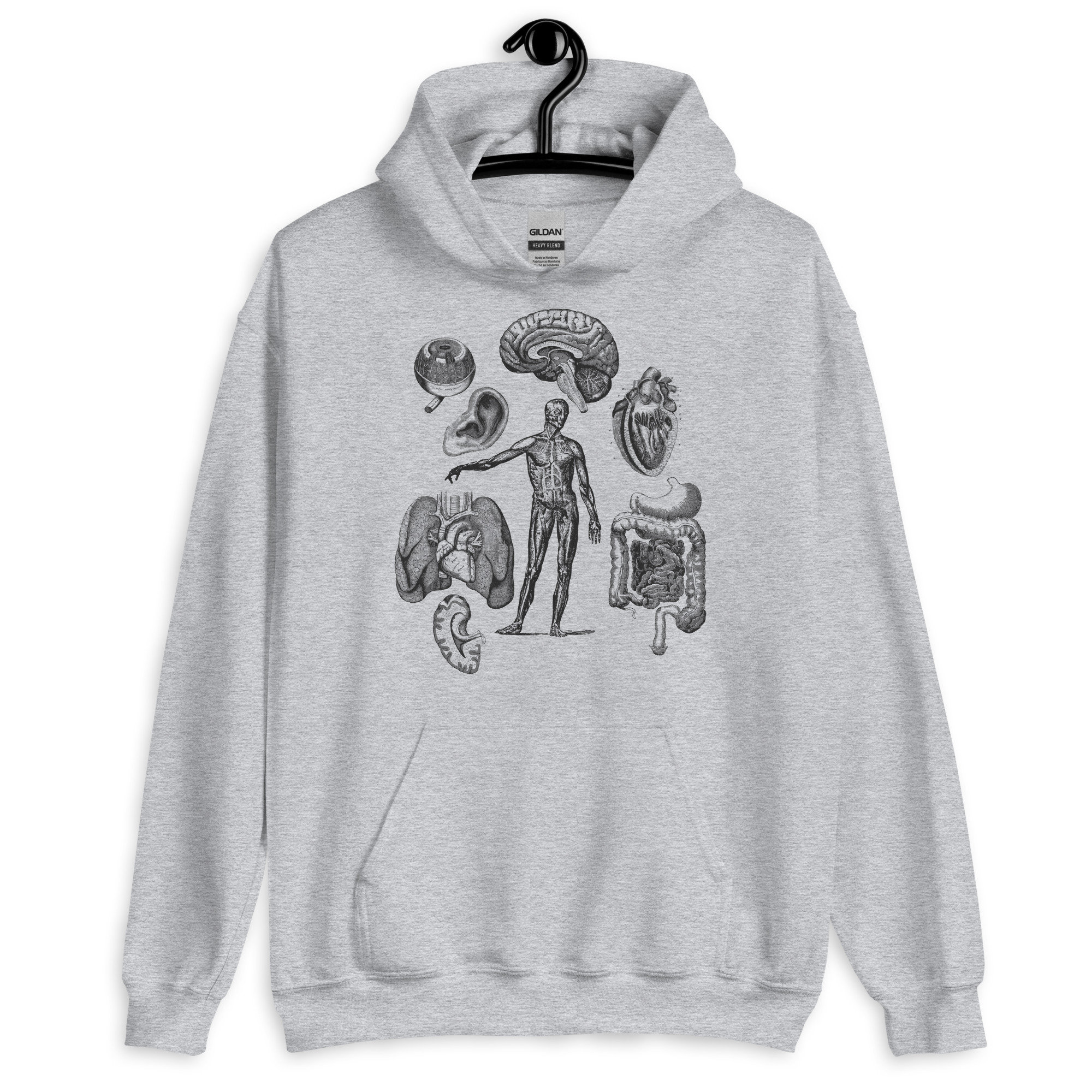 Anatomy Unisex Hoodie, Anatomy Gift, Surgeon Shirt, Doctor Shirt ...