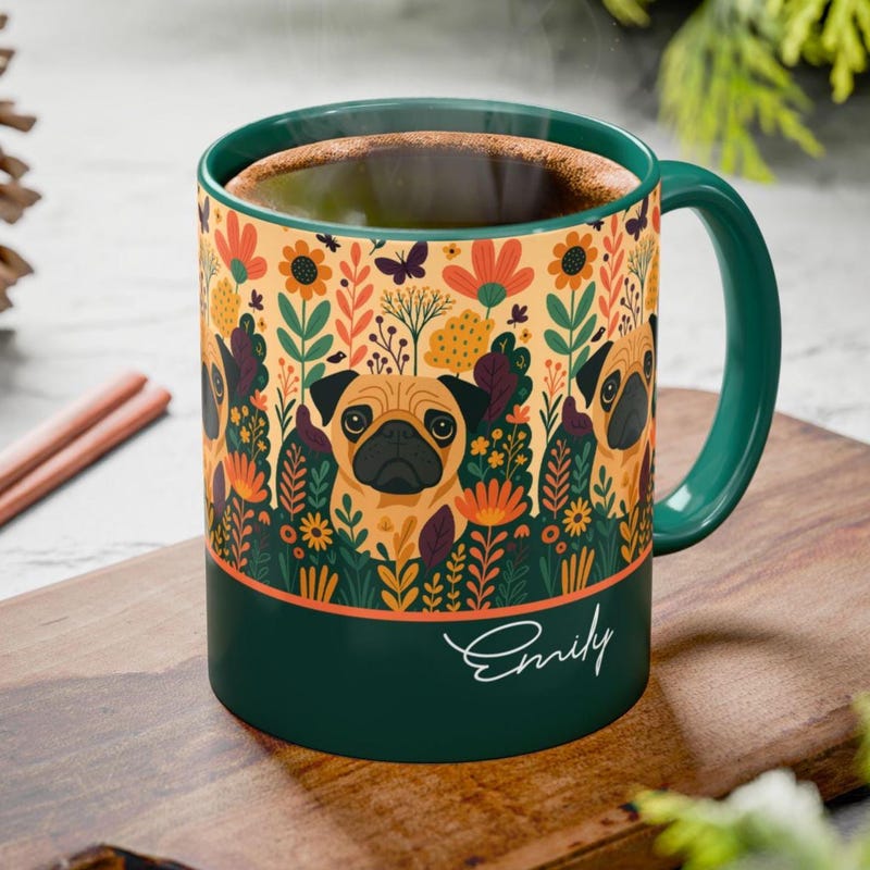 Pug Mugs - Etsy