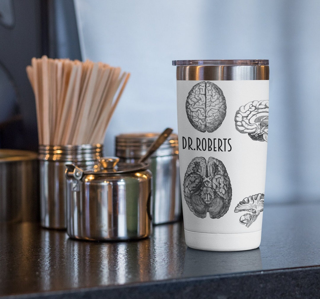 Custom Brain Anatomy Tumbler, Neurologist Gift, Future Doctor ...