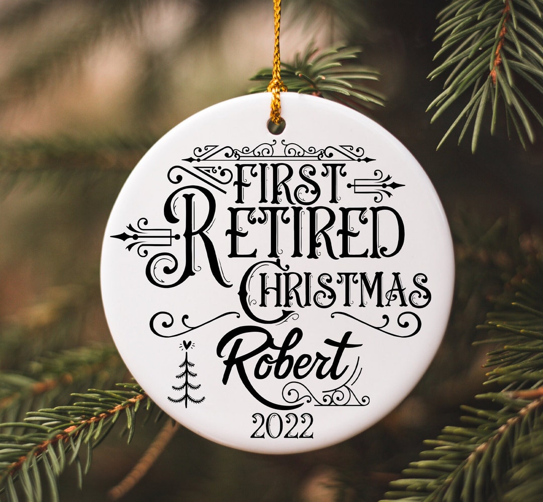 Custom Christmas Retired in 2022, Finally Retired ,vintage Retirement ...