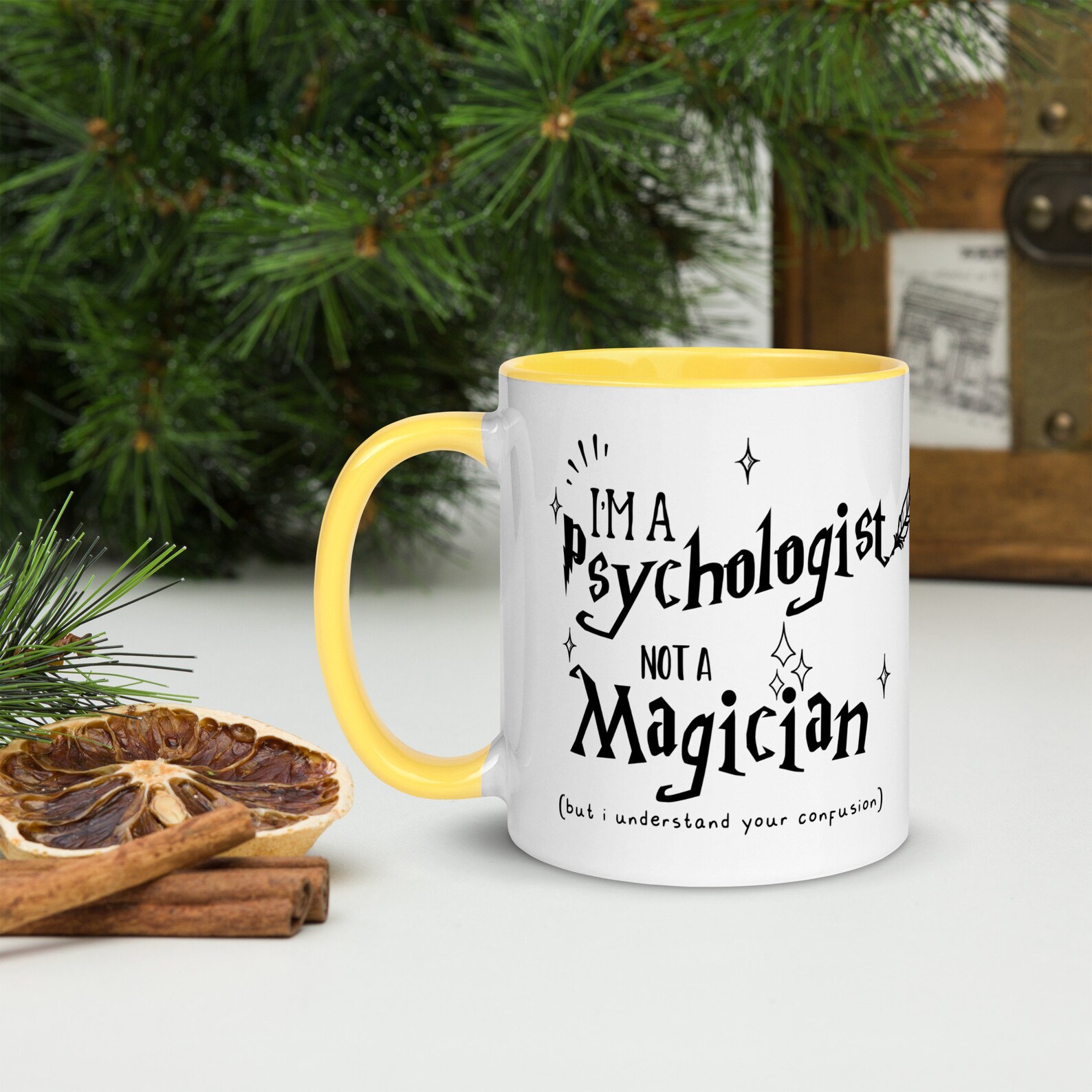 Custom Psychologist Accent Mugs, Personalized Psychologist Christmas ...
