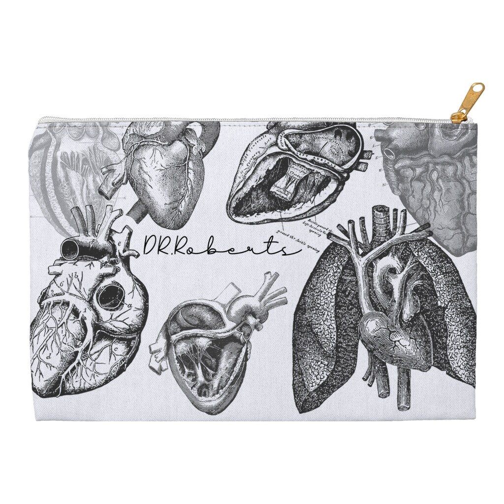 Custom Anatomy Accessory Pouches Anatomy Gift Cardiologist | Etsy