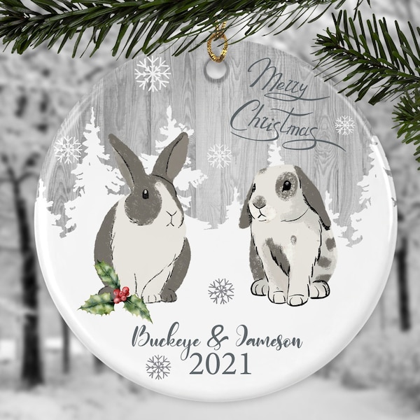 Bunny Ornament - Etsy