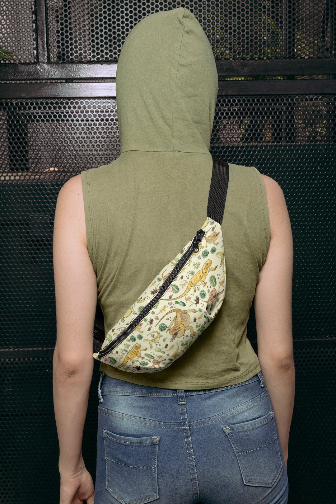 Bearded Dragon Fanny Pack, Dragon Owner Gift, Pet Bearded Dragon ...