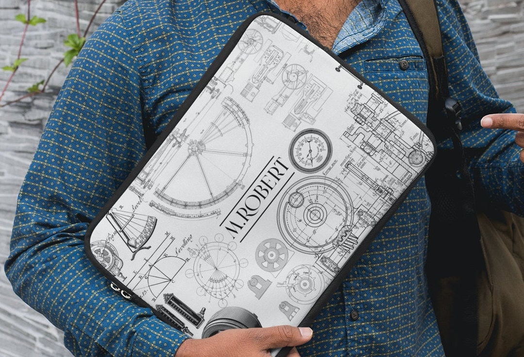 Custom Electrical Engineer Laptop Sleeve, Mechanic,electromagnetism ...