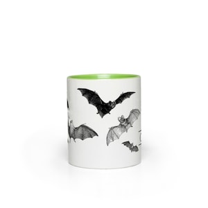 Custom Vintage Bat Mug, Witchy Gift,vintage Animals, Gothic Mug ...