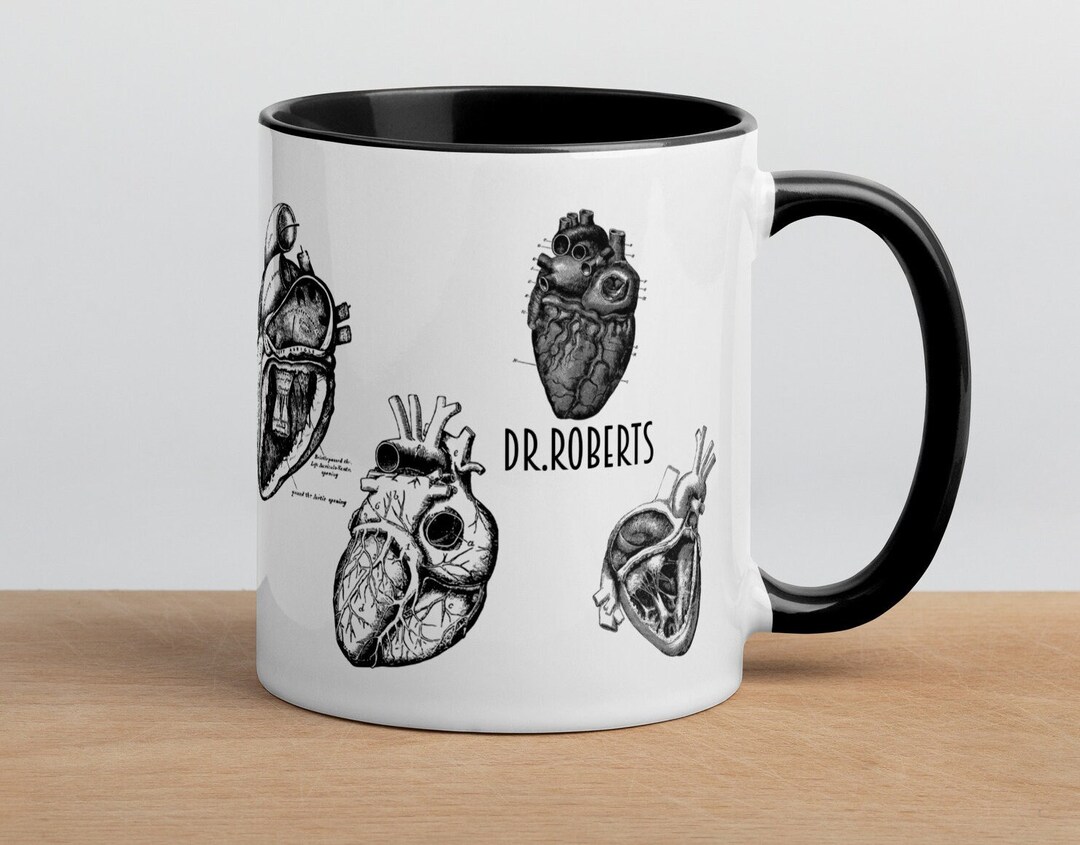 Custom Anatomy Mug, Anatomy Gift, Cardiologist Retirement Gift, Gift ...