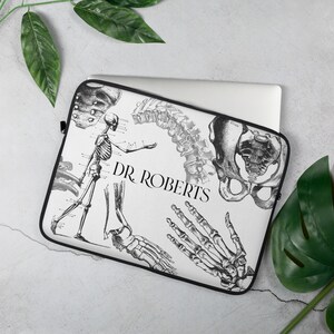 Custom Anatomy Laptop Sleeve , Anatomy Gift, Surgeon Tumbler ...