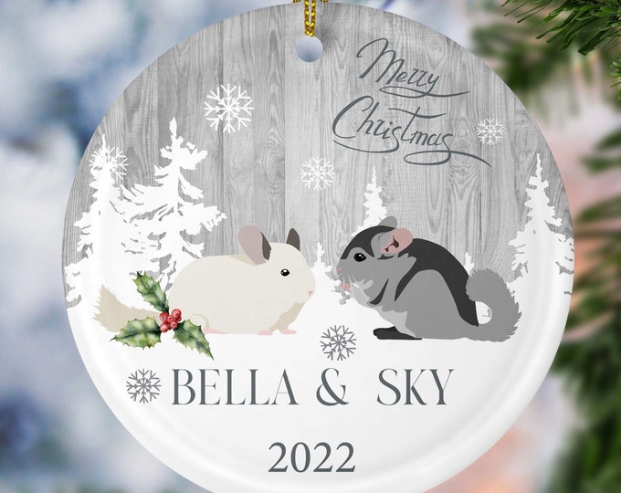 7 Christmas Holly Hanging Chew Toy Chinchilla - Etsy