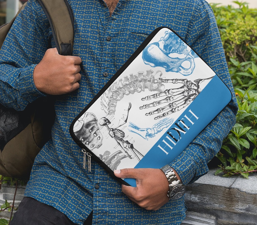 Custom Name Anatomy Laptop Sleeve ,surgeon Gift Orthopedic Laptop ...