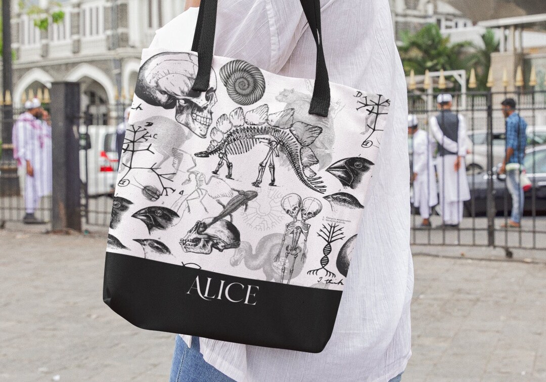 Evolution Tote Bag, Darwin ,dinosaur Mug, Biology Gift,science Bag - Etsy