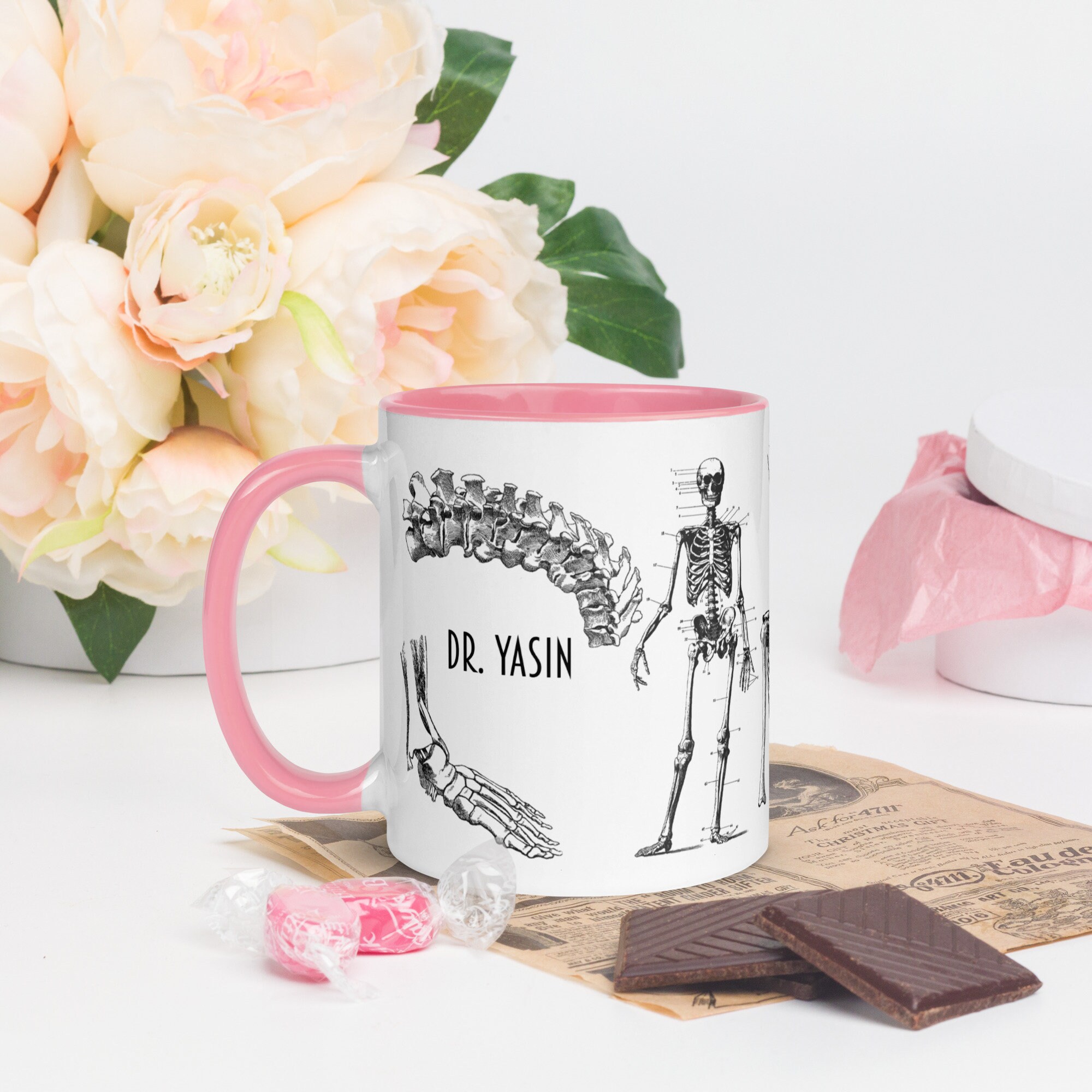 Custom Anatomy Mug, Anatomy Gift, Surgeon Coffee Mug, Orthopedic Gift ...