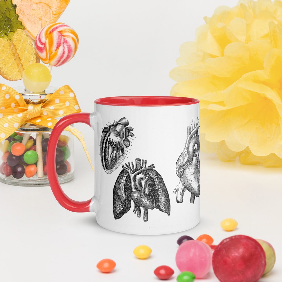 Custom Anatomy Mug Anatomy Gift Cardiologist Retirement - Etsy