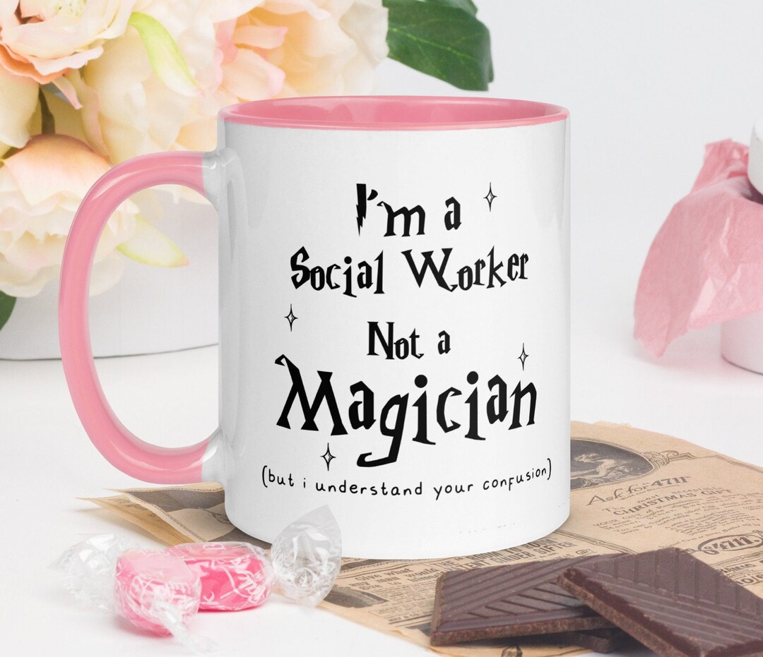Custom Social Worker Mug, Social Care Present , Future Social Worker ...