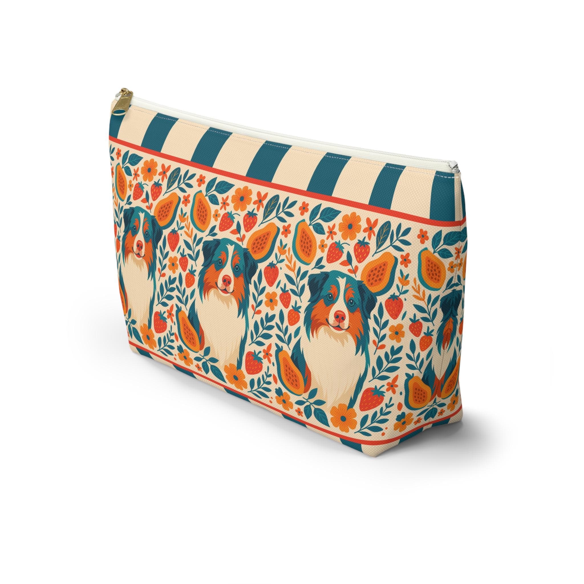 Australian Shepherd Accessory Pouch, Aussie Makeup Bag, Minni Aussie ...