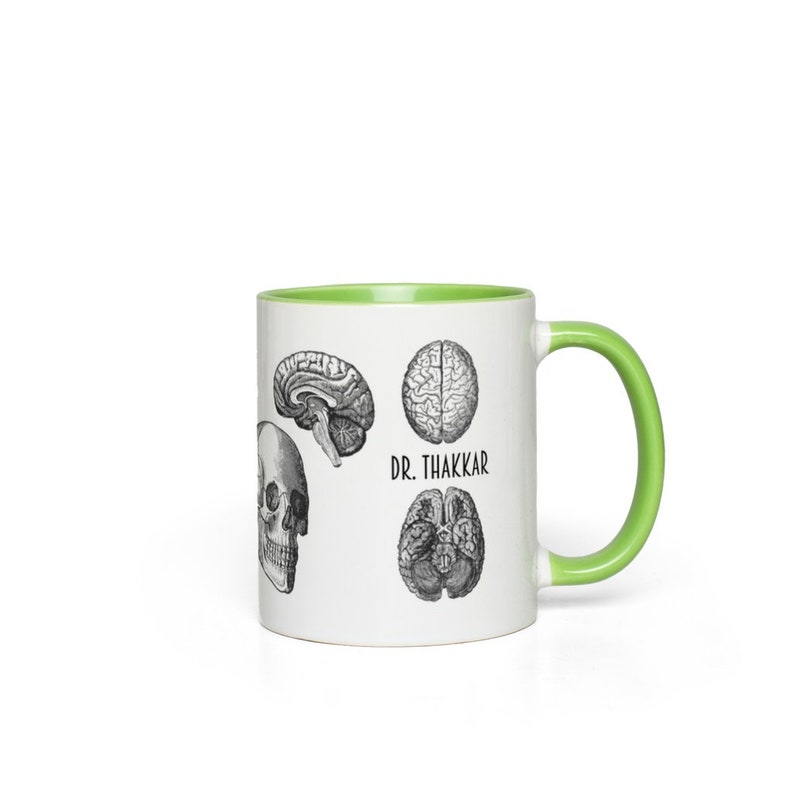Custom Brain Anatomy Mug, Neurologist Gift, Future Doctor Tumbler ...