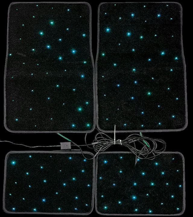 Starlight Car Mat - Fiber Optic Car Mat, Changes Colors NO INSTALLATION ...
