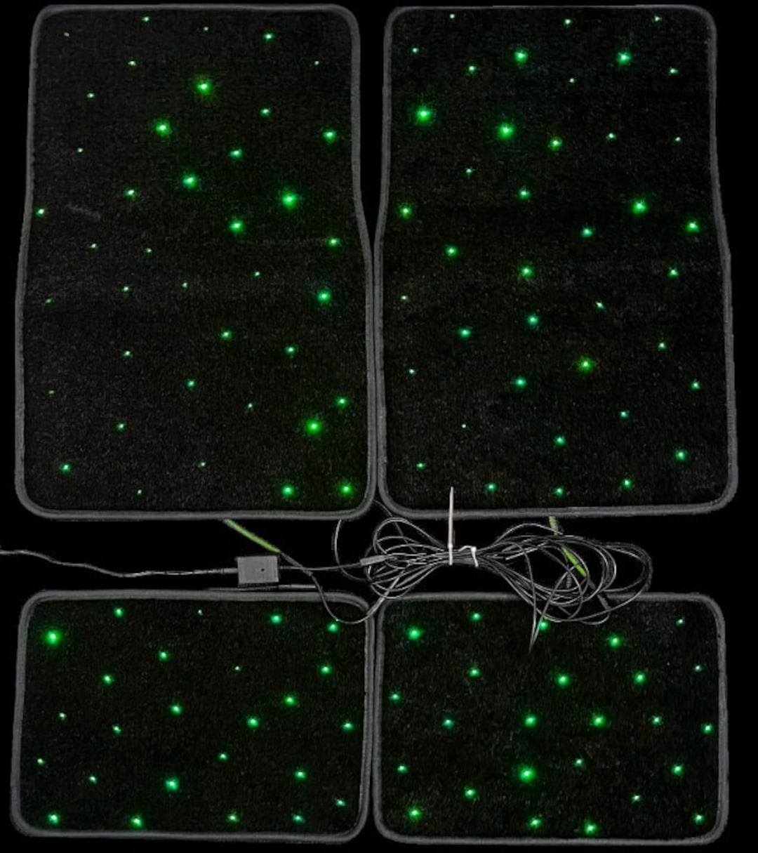 Starlight Car Mat - Fiber Optic Car Mat, Changes Colors NO INSTALLATION ...