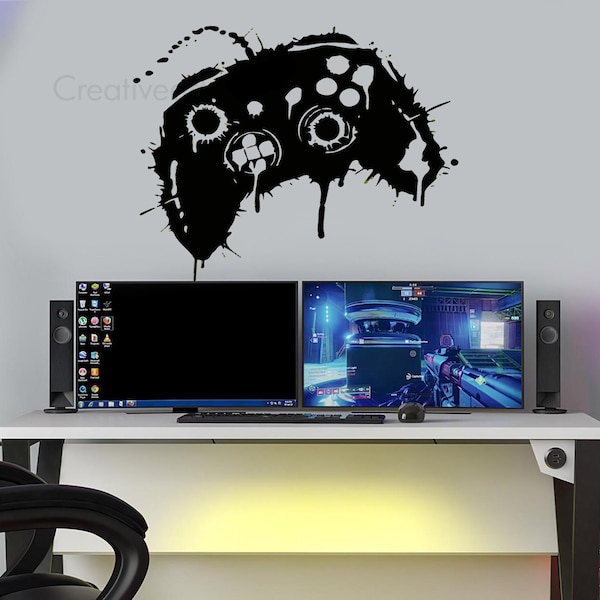 Gaming Wall Decals - Etsy