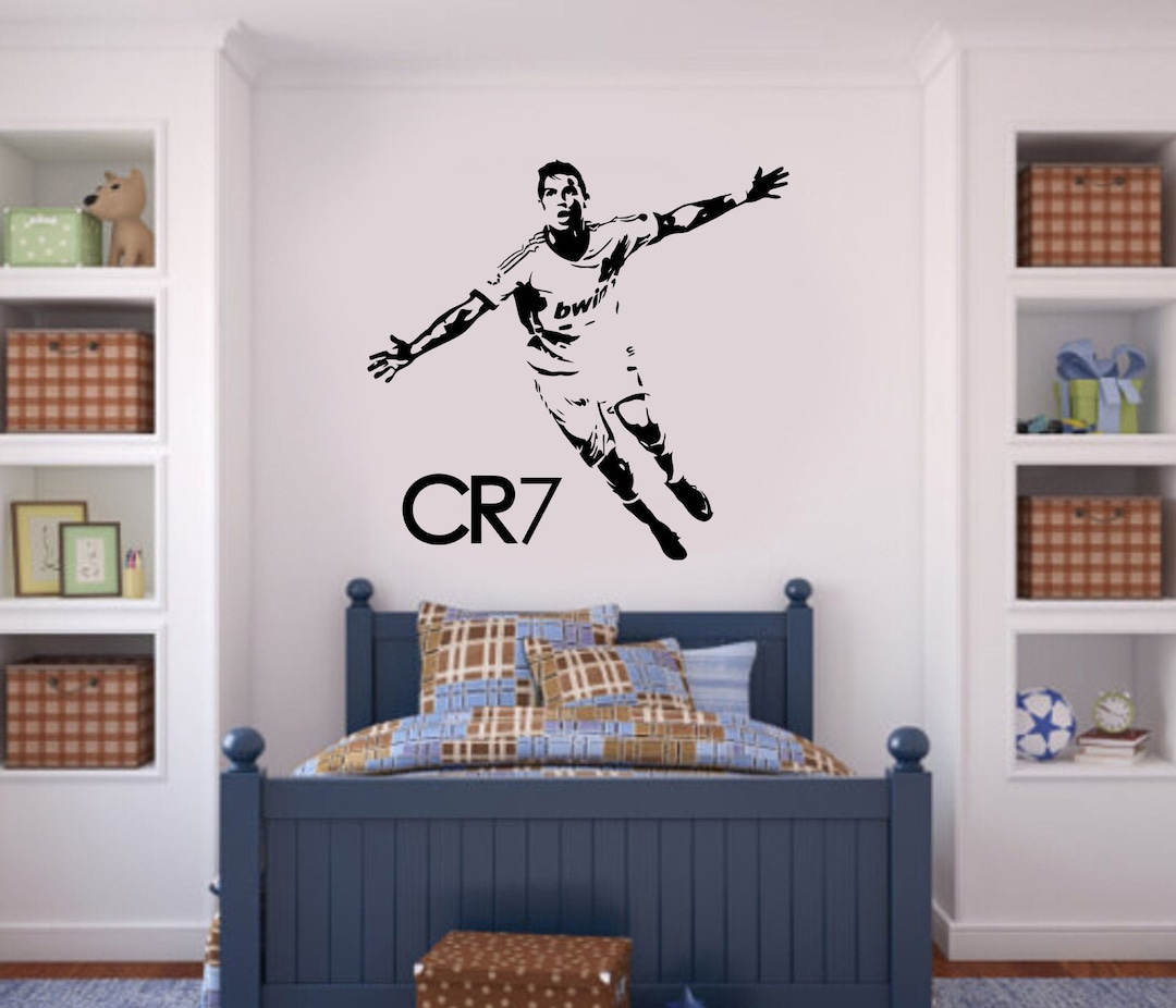 Ronaldo Celebration Wall Decal: CR7 Portugal Football Art RM - Etsy