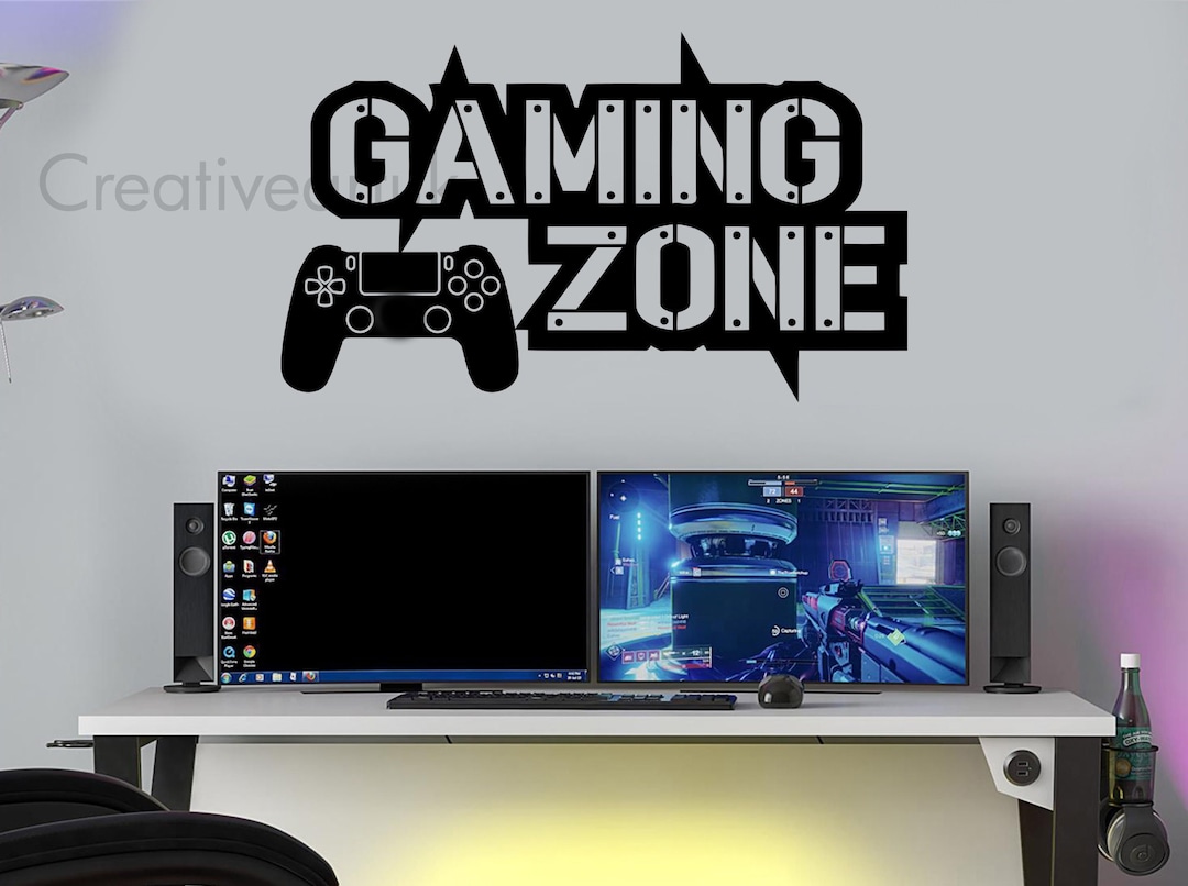 Stickers muraux de zone de jeu, décalcomanies de zone de jeu Zone de ...