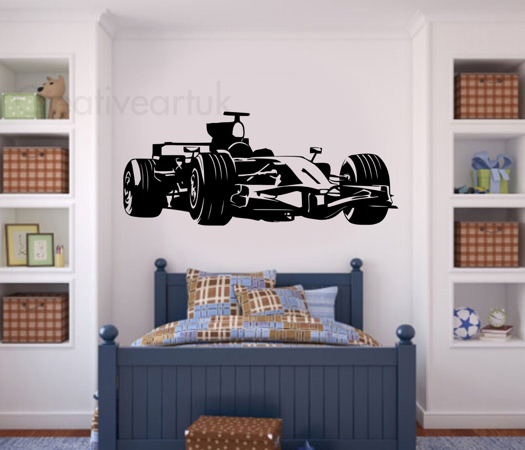 Formula 1 Racing Car F1 Motor Sport Vinyl Home Decor Wall Decal Sticker ...