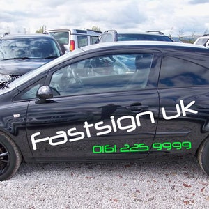 Custom Personalised Vinyl Lettering Decal - Sticker Outdoor Use on Car ...