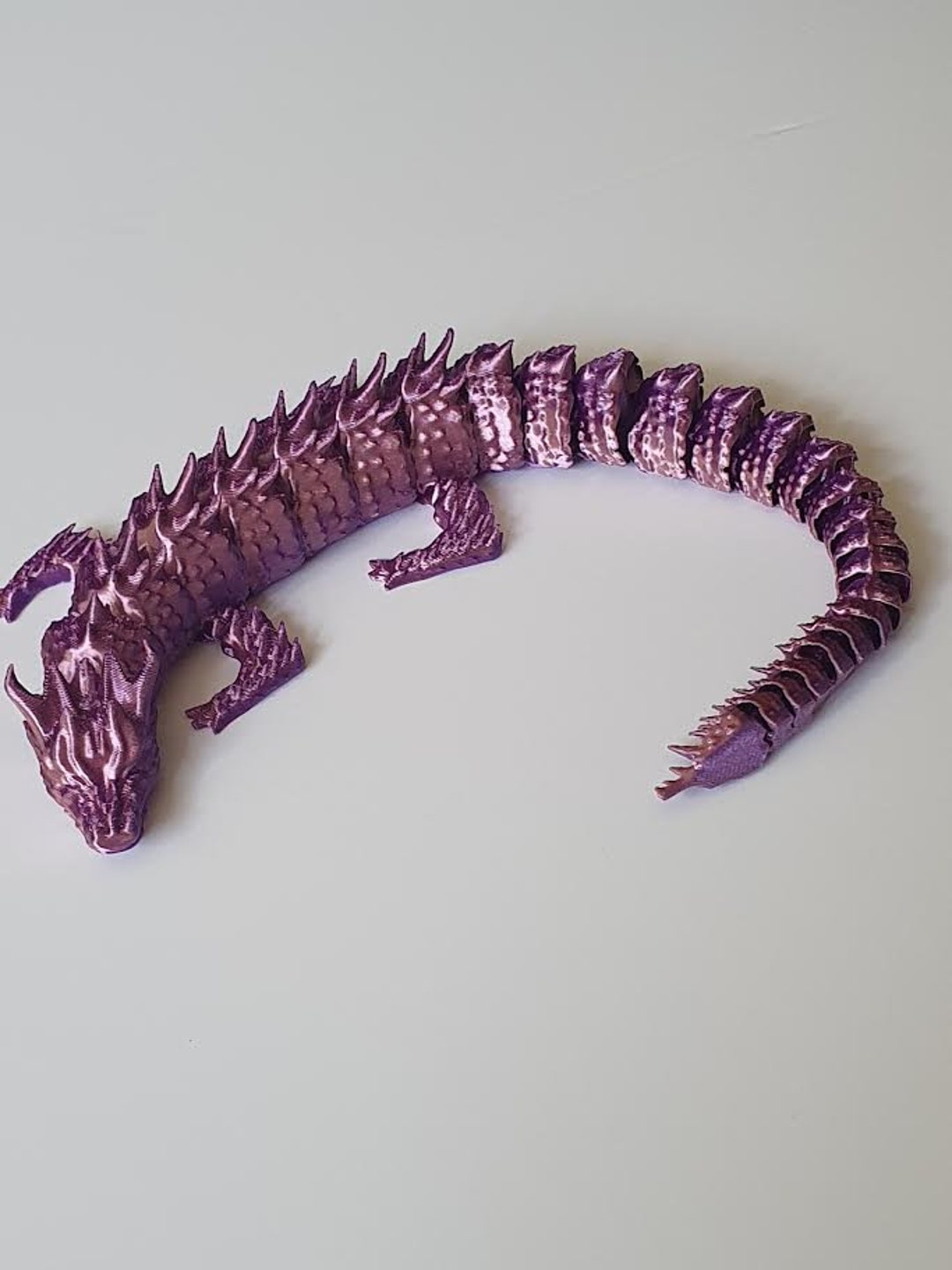 Gorgeous 12 3D Articulated Dragon Multicoloured Filament Colours When ...