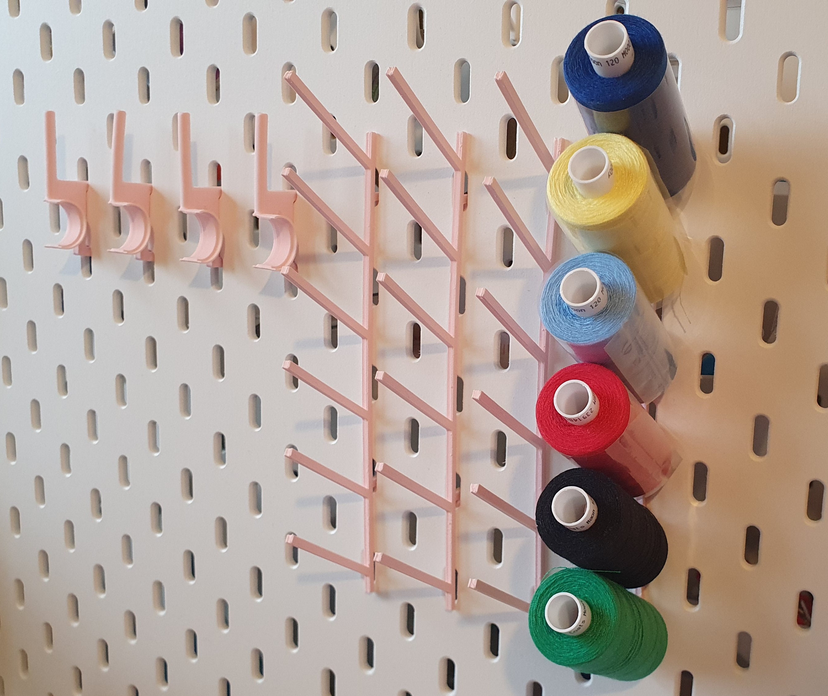BUY 2 Get 1 FREE Ikea Skadis Pegboard Bobbin and Thread Holder - Etsy UK