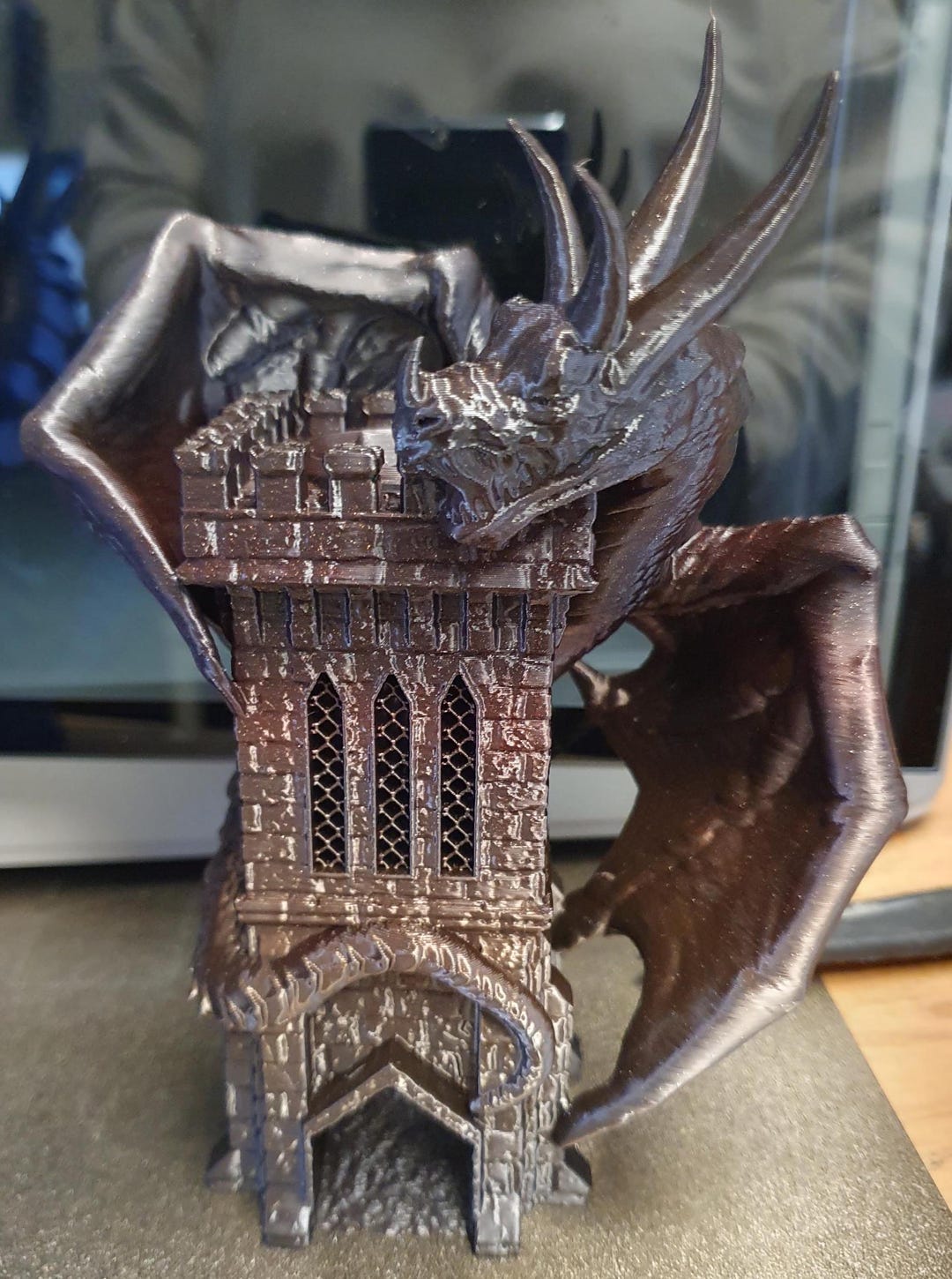 Dragon Tower - Dice Tower - Dragons and Dungeons - Themed Fantasy - Etsy