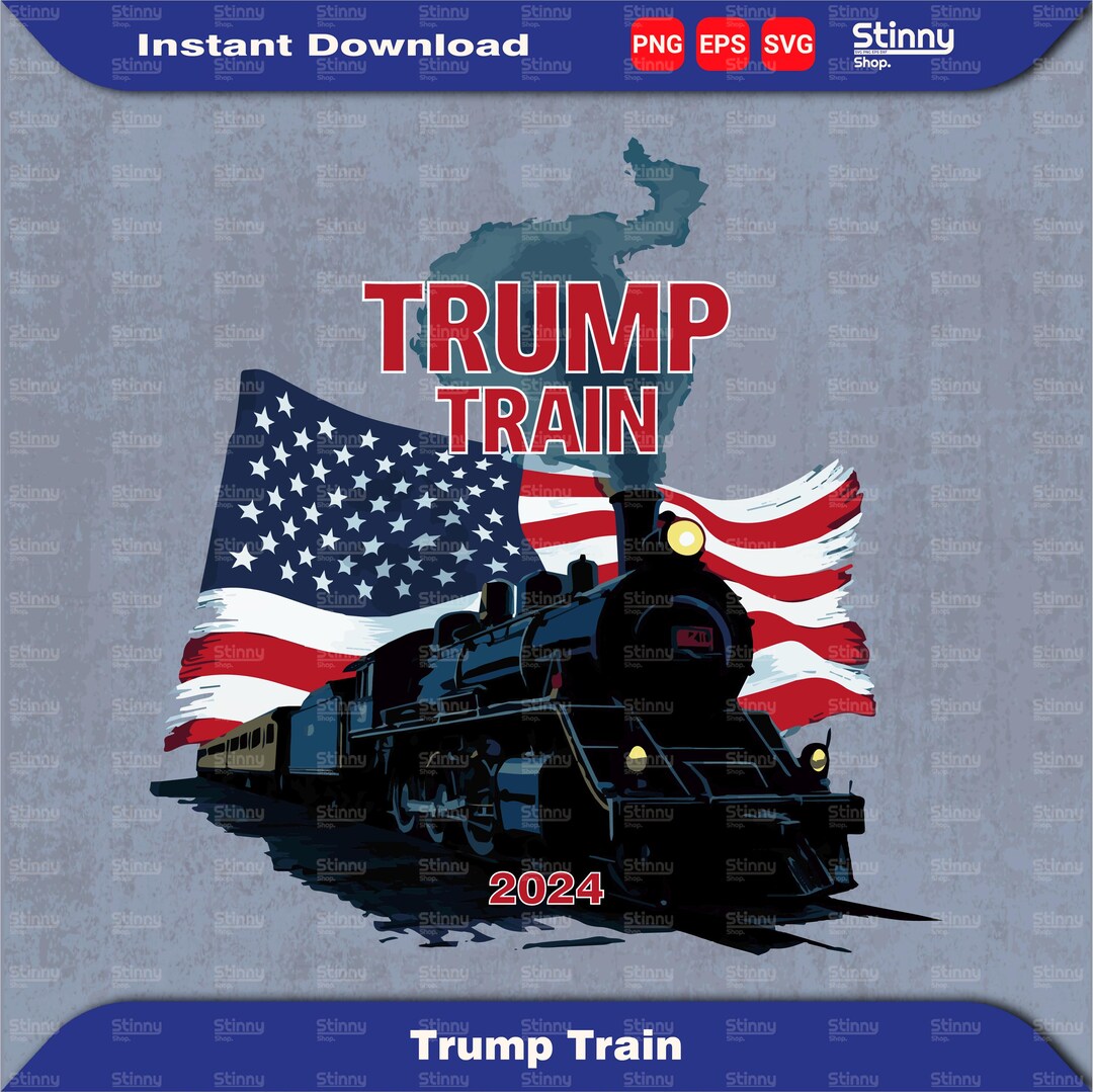 Trump Train Shirt Svg, Voting, President Trump, Republican Shirt, Heat ...
