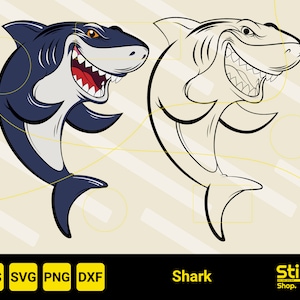 Shark SVG Shark Vector Shark Clipart Shark Shirt Shark | Etsy